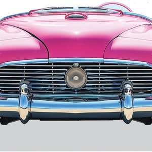 Pink Convertible Car Standup Prop Cardboard Cutout, Breast Cancer ...