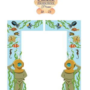 Custom Life Size Cardboard Cutout Under the Sea Entryway Prop for ...