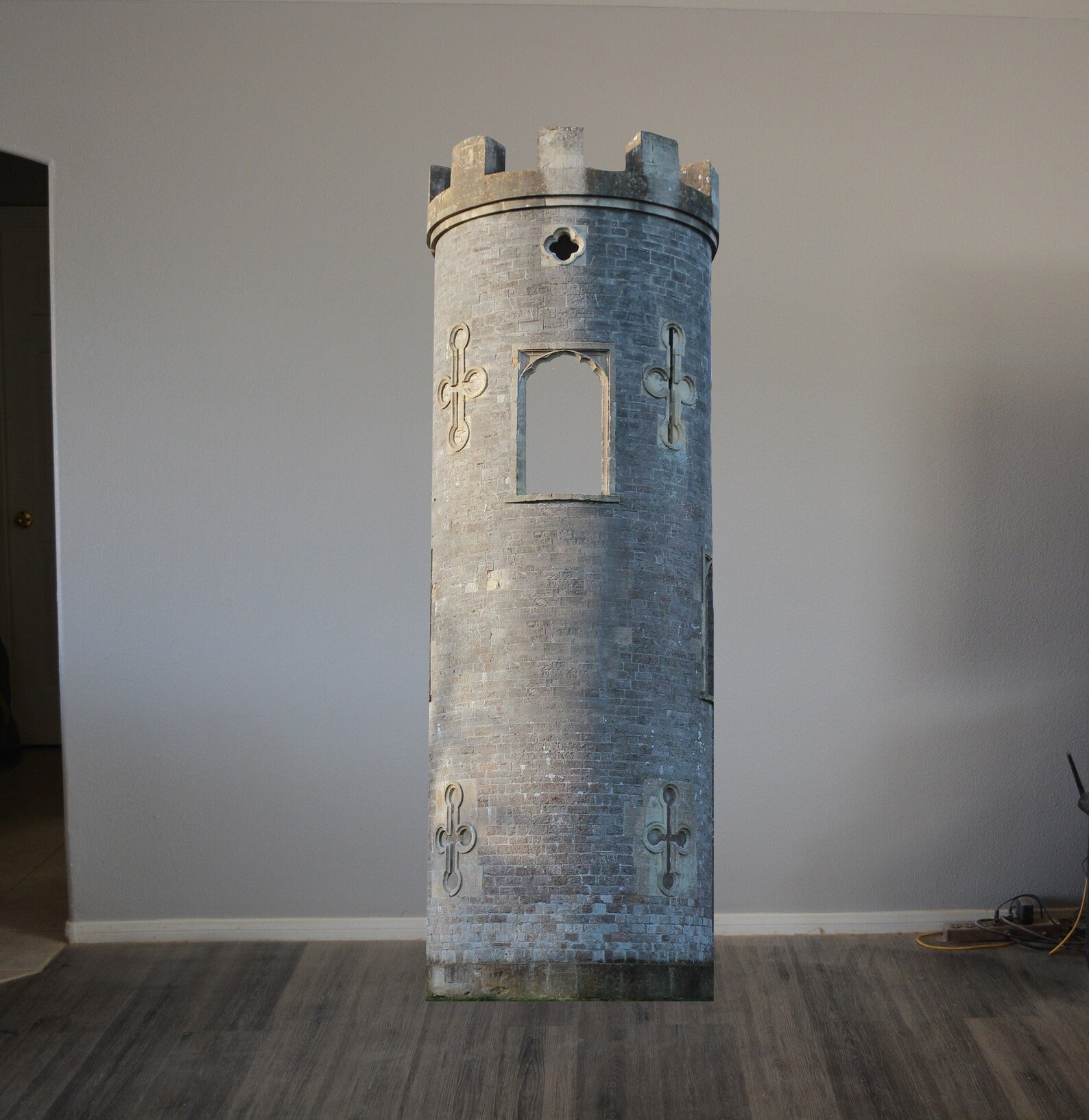 Turret Castle Tower Life Size Cardboard Flat Cutout, Medieval Tower ...