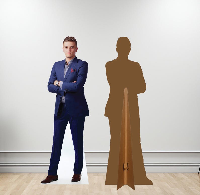 Life Size Cardboard Cutouts Custom Made From Your Photo, Standup Life ...