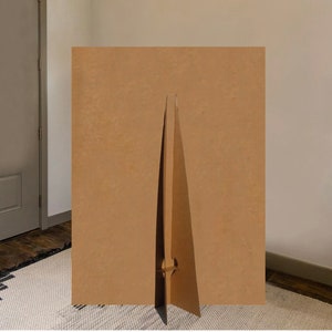 Crescent Moon Cardboard Cutout With Midnight Sky Background. Background ...