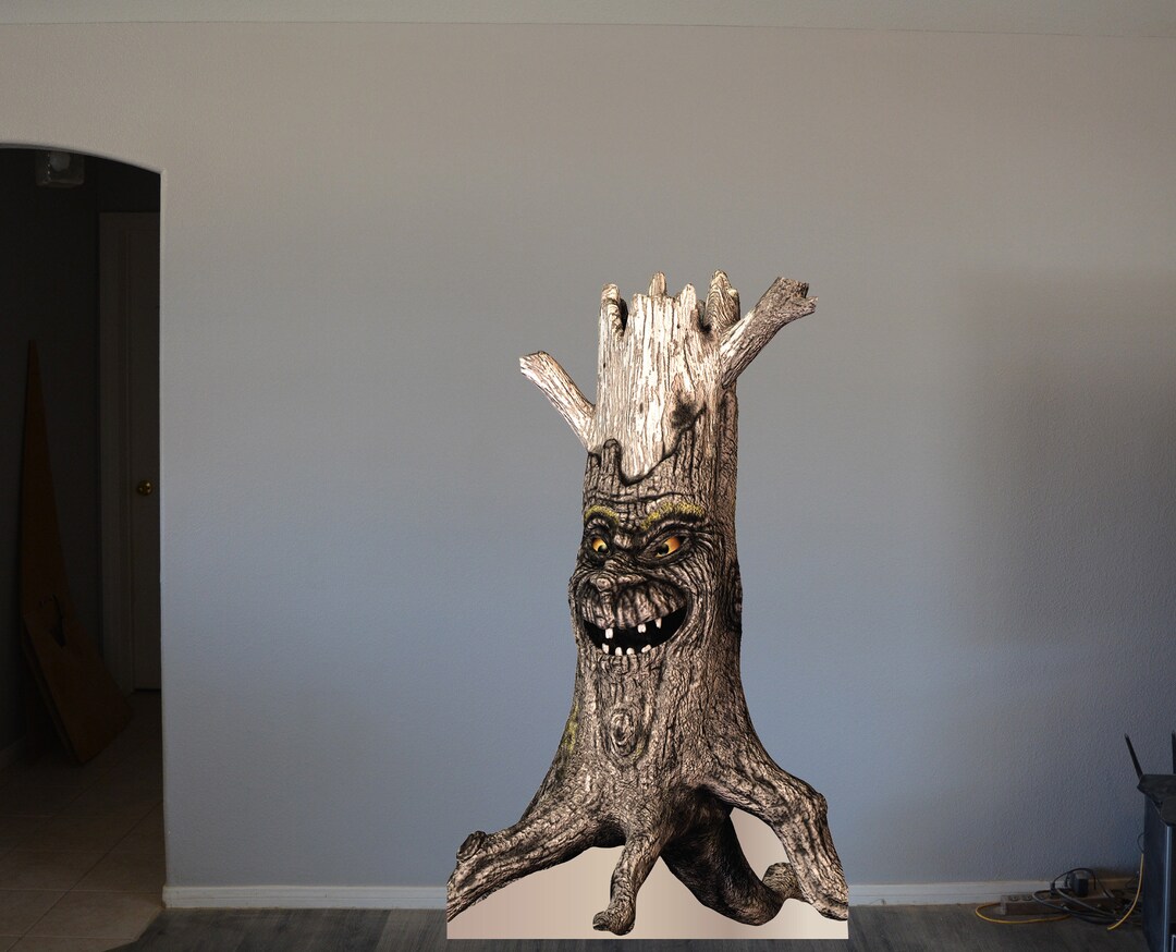 Scary Tree Cardboard Cutout Prop, Free Standing With Easel on Back - Etsy
