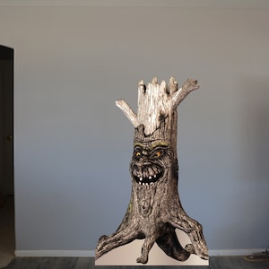 Scary Tree Cardboard Cutout Prop, Free Standing With Easel on Back - Etsy