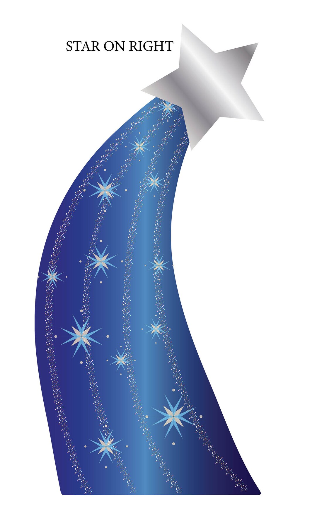 Shooting Star Party Prop Standup Party Prop With Easel on the Back - Etsy