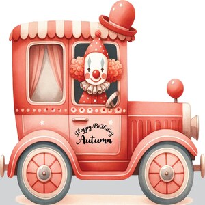 Circus Clown Car Cardboard Cutout, Circus Theme Party, With Easel on ...