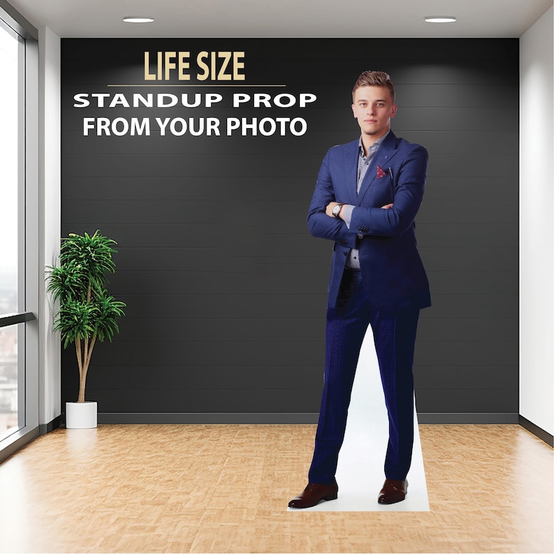 Cardboard Cutout Person - Etsy