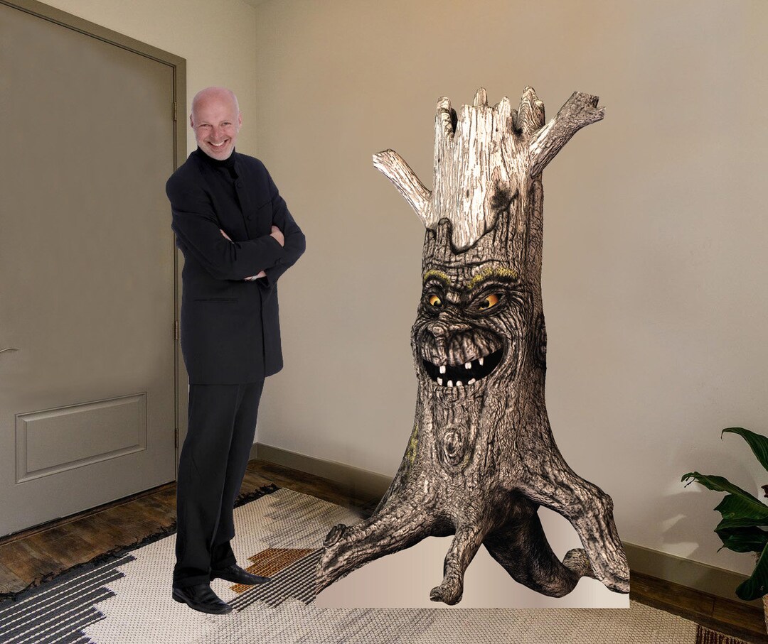 Scary Tree Cardboard Cutout Prop, Free Standing With Easel on Back - Etsy