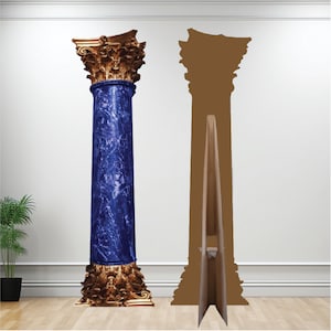 Cardboard Life Size Cardboard Cutout Column Props With Easel on the ...