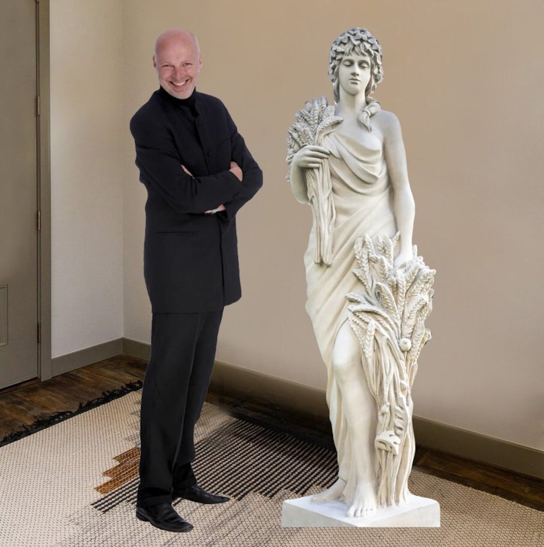 Greek Statue Cardboard Cutout Free Standing With Easel on the Back - Etsy