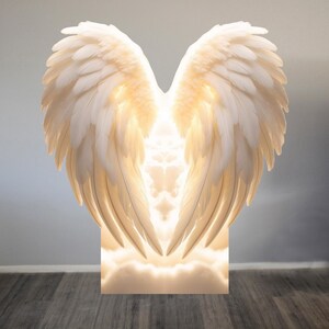 Angel Wings Cardboard Cutout Prop, Two Pieces, Free Standing With ...