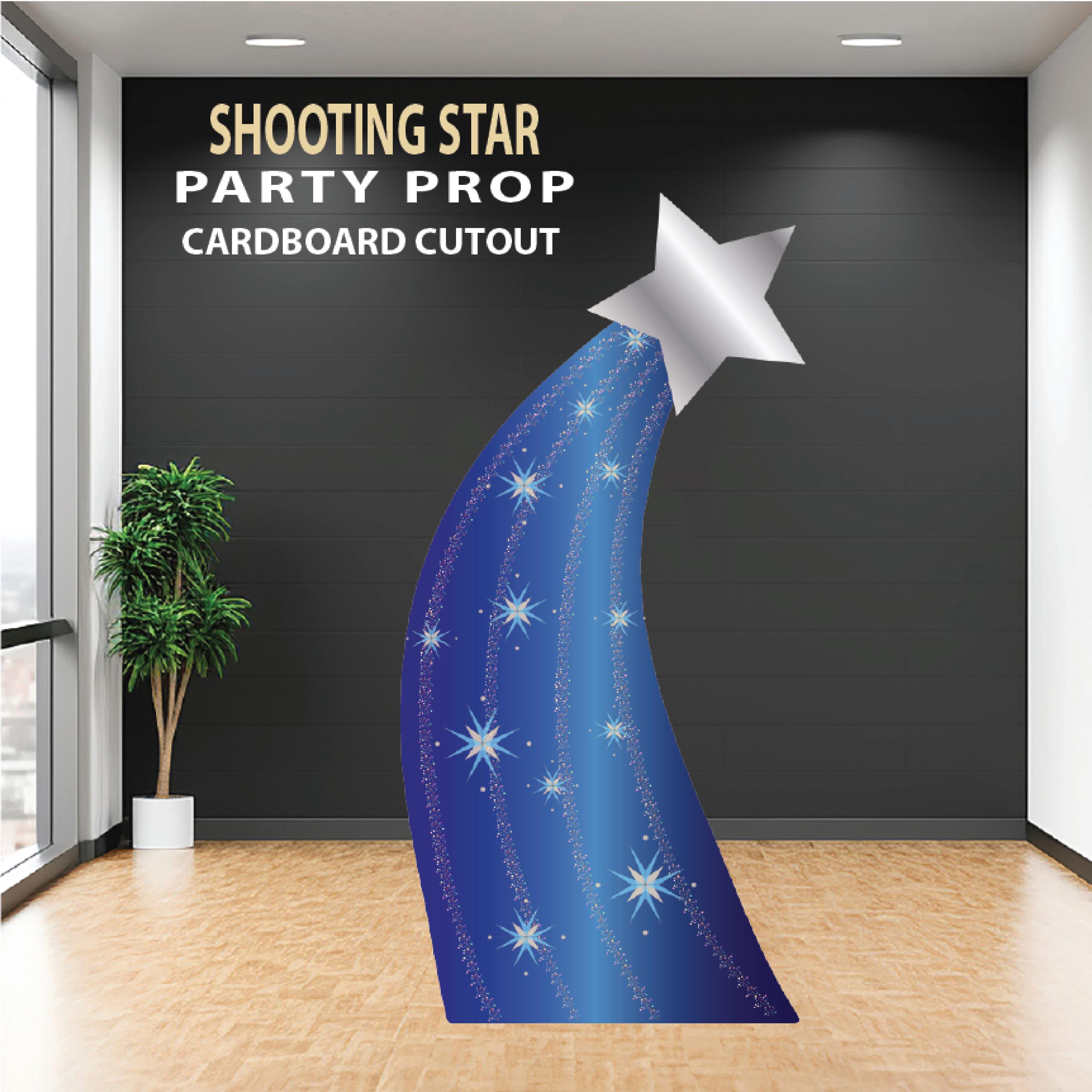 Shooting Star Party Prop Standup Party Prop With Easel on the Back - Etsy