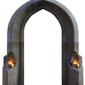 Cardboard Cutout Archway, Two Pieces, Free Standing With Easel on the ...