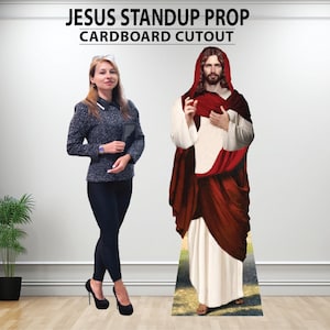 Jesus Christ Standup Photo Prop Cardboard Cutout With Easel on the Back ...