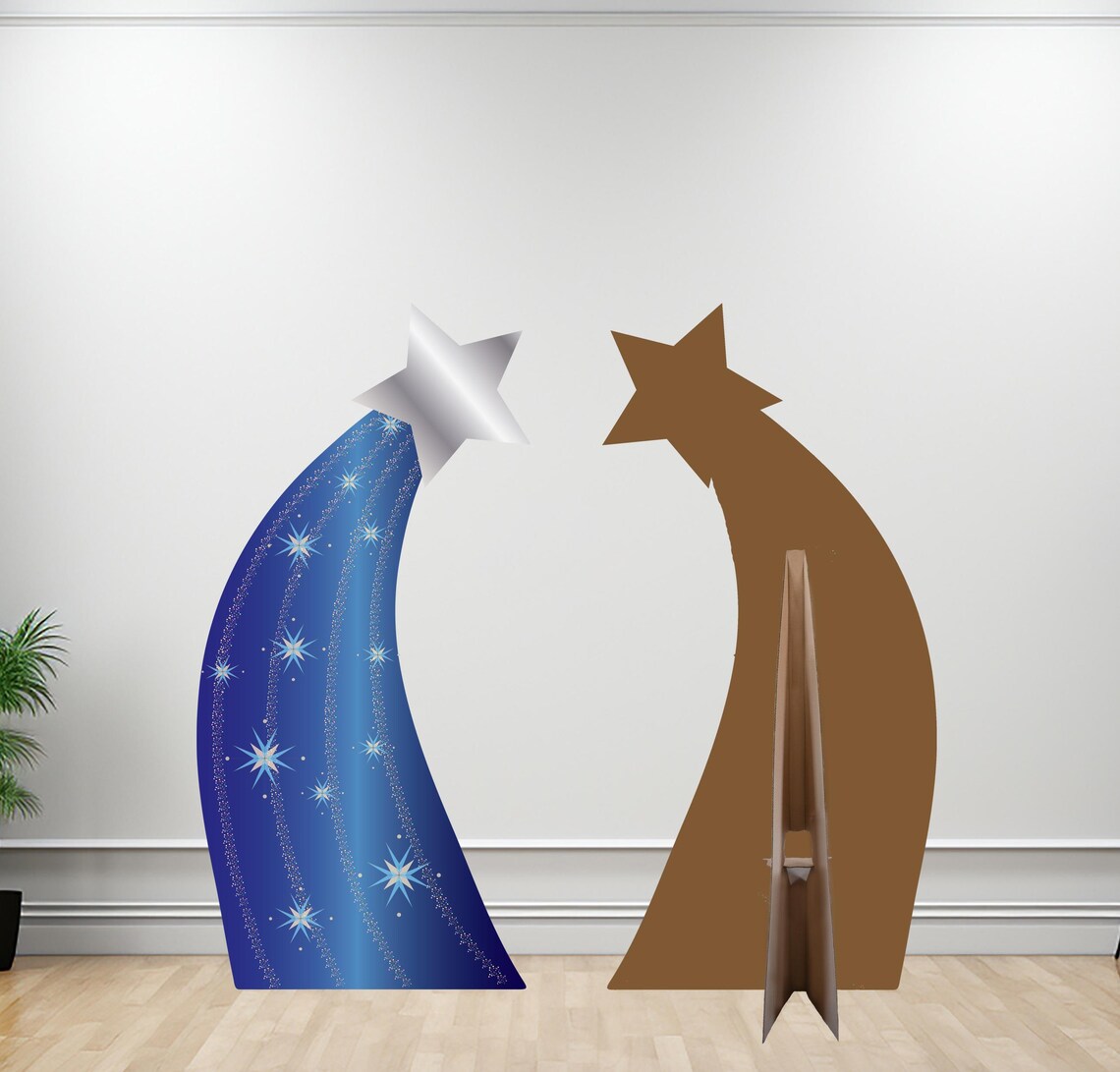 Shooting Star Party Prop Standup Party Prop With Easel on the Back - Etsy