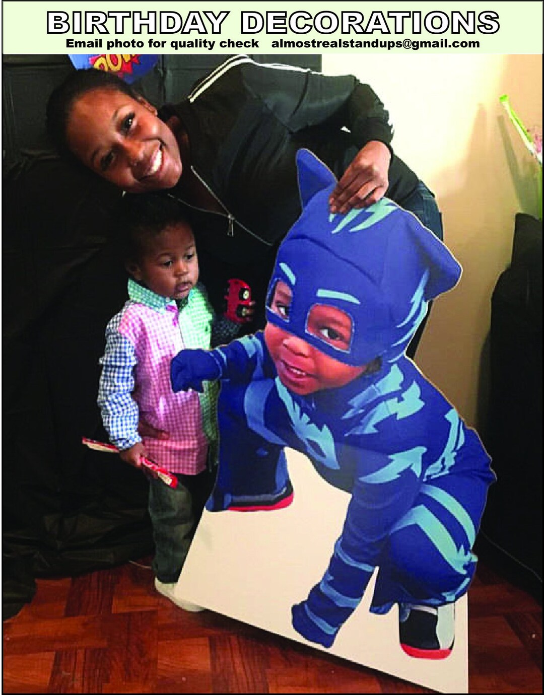 Custom Cardboard Cutout Birthday Props Are Created From Your Image ...