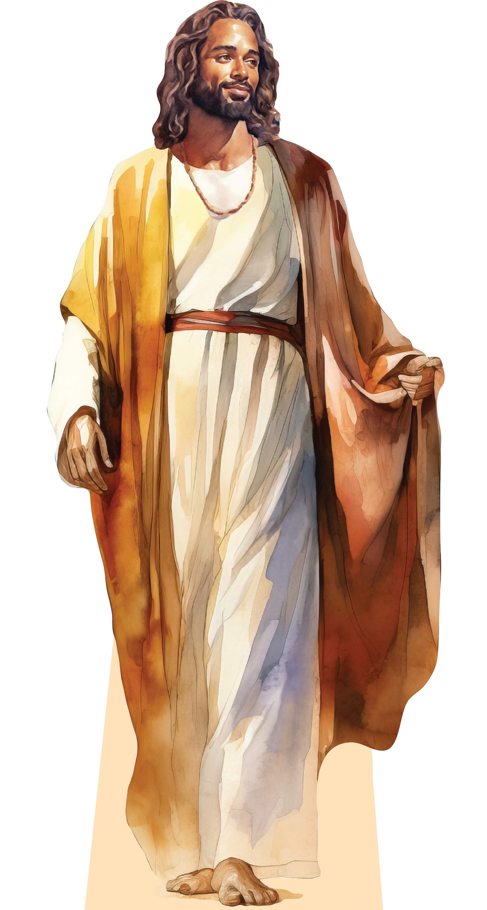 African American Jesus Life Size Cardboard Cutout Prop, Holy Week ...