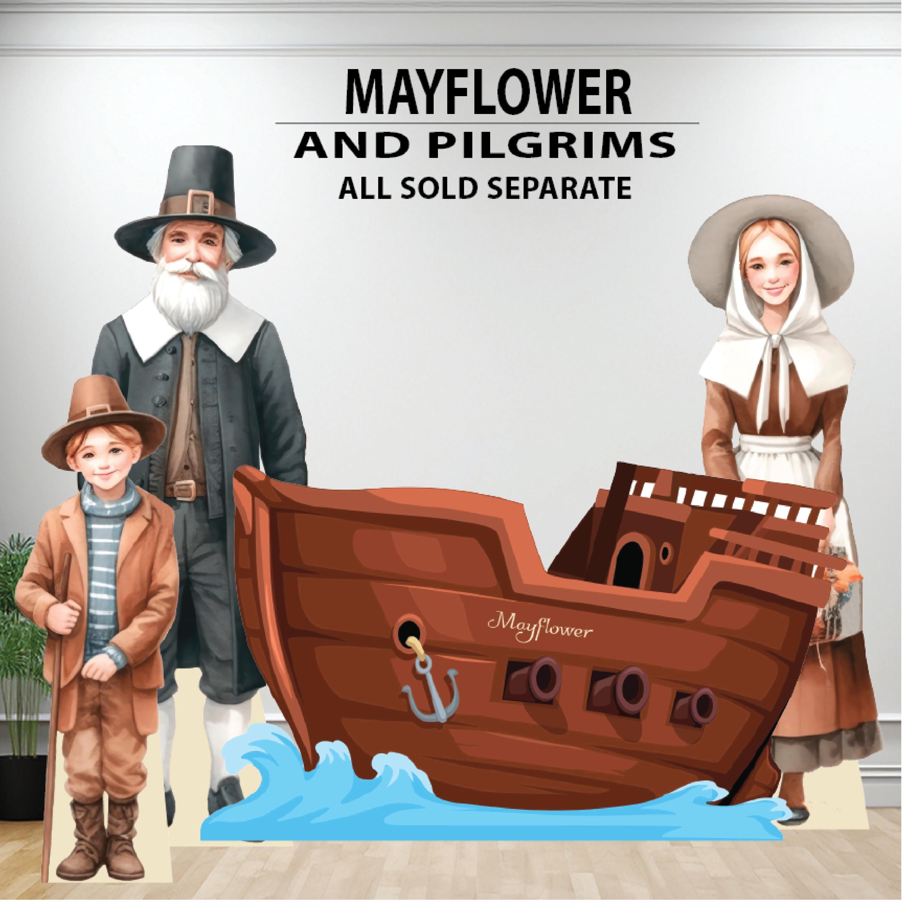Mayflower Pilgrim Ship Thanksgiving Cardboard Cutout - Etsy