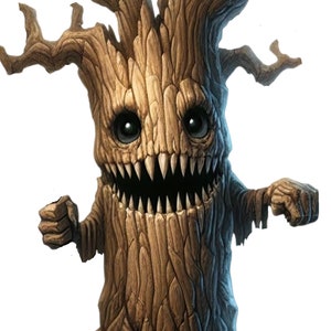 Scary Halloween Tree Life Size Cardboard Cutout Prop, Free Standing ...