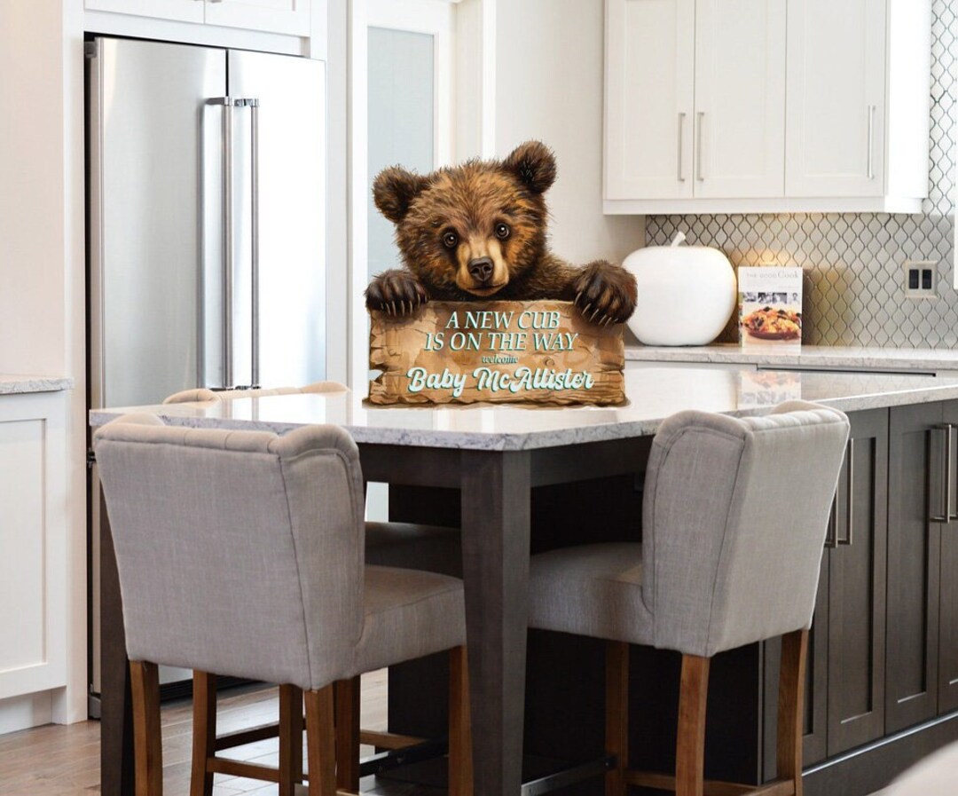 A New Cub is on the Way Baby Boy Baby Shower Cardboard Prop 24 X 24 ...