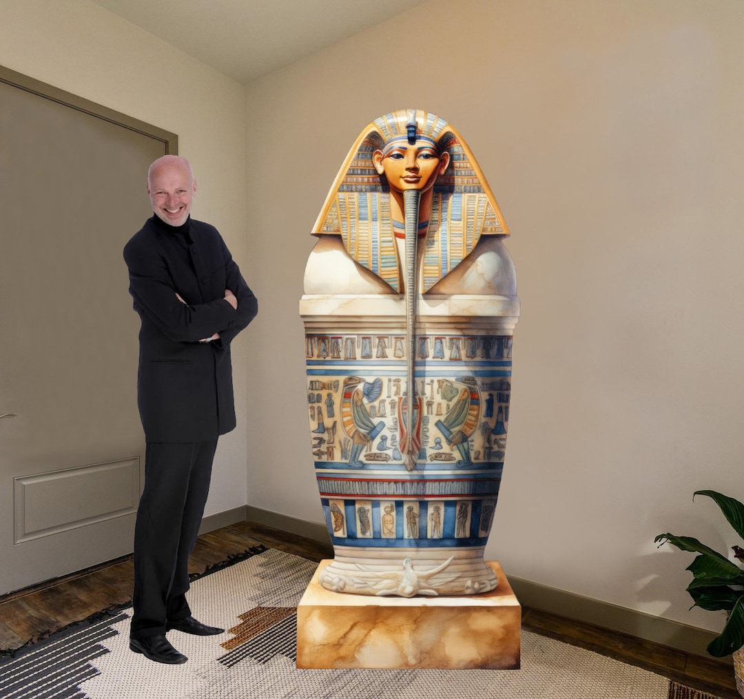 Egyptian Sarcophagus Cardboard Cutout , Free Standing With Easel on ...