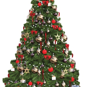 Christmas Tree Cardboard Cutout , Free Standing With Easel on Back - Etsy