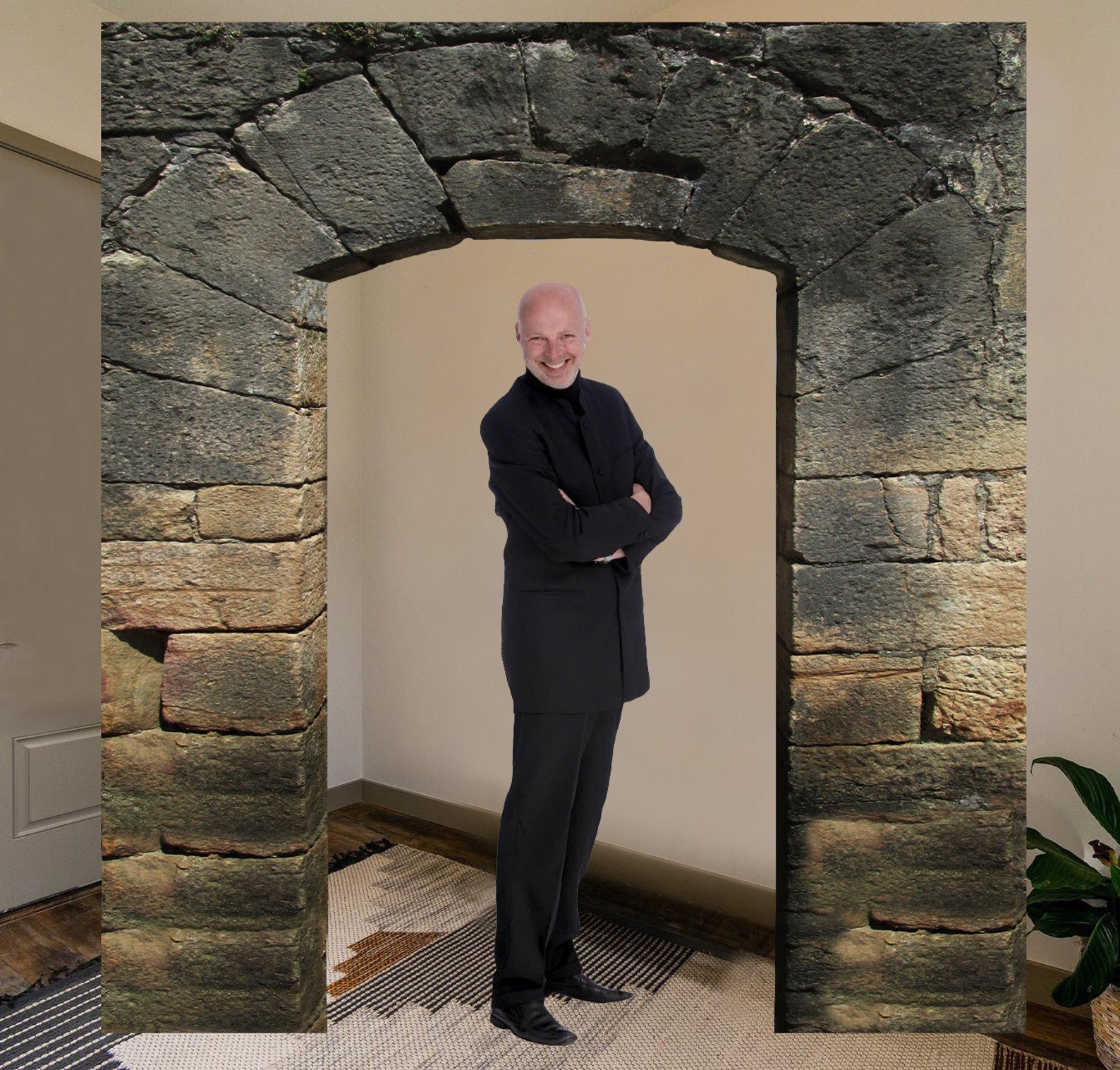 Custom Life Size Cardboard Cutout Archway Prop for Photos, Two Pieces ...