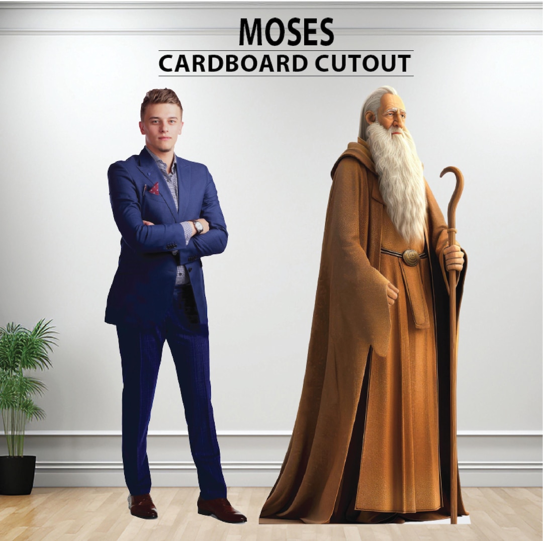 Moses and the Israelites Cardboard Cutout, Free Standing With Easel on ...