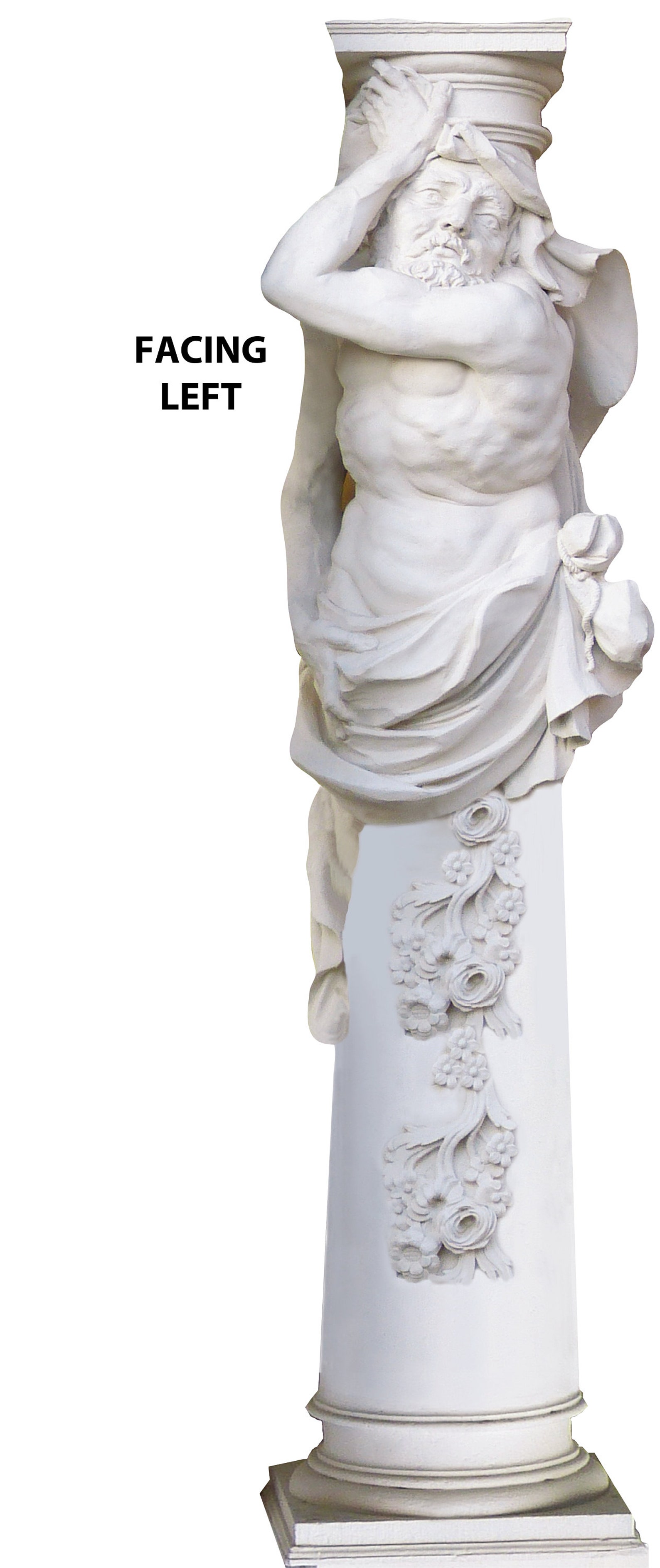 Two Cardboard Cutout Columns for Entryway Decorations With - Etsy