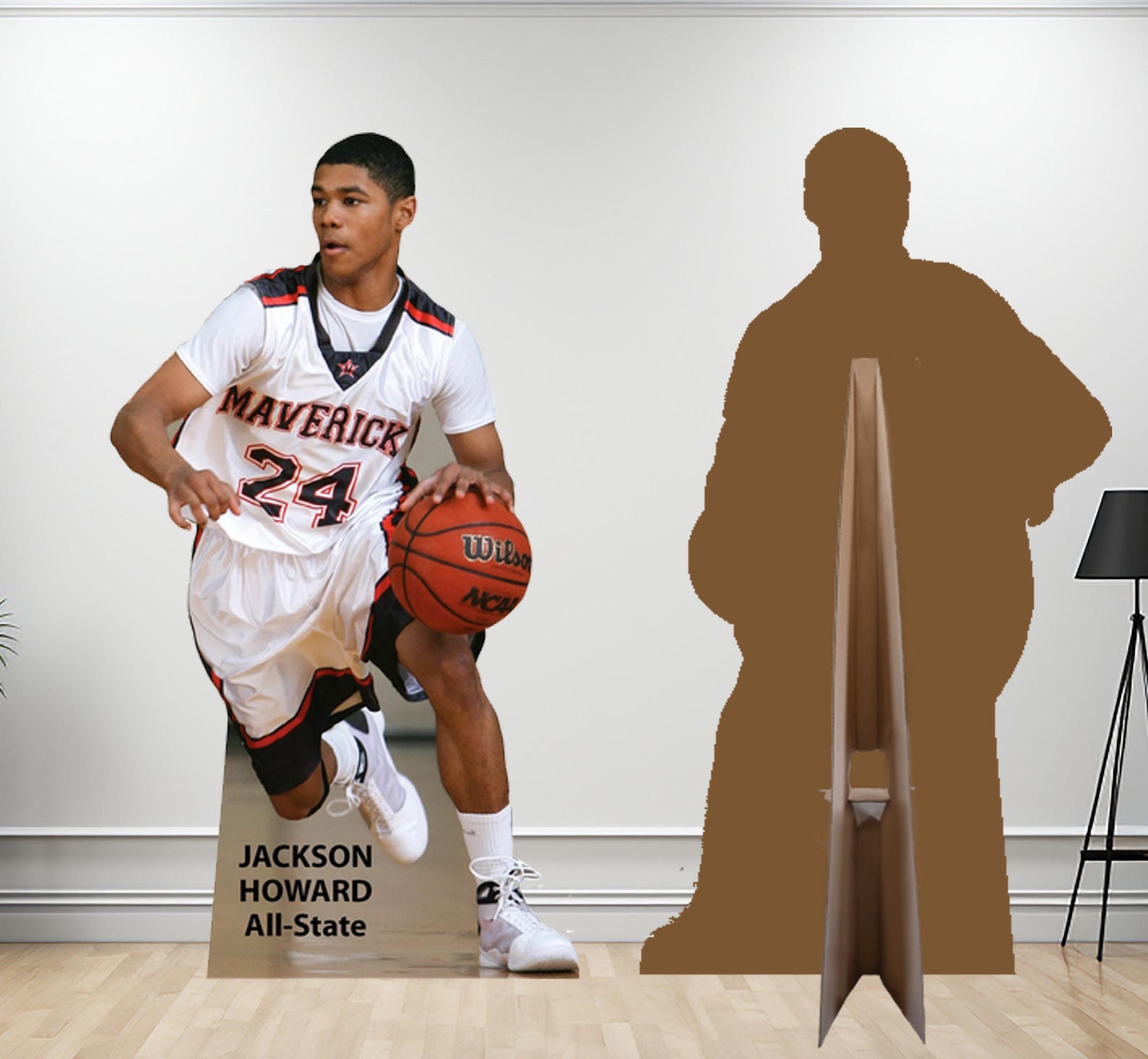Sports Player Life Size Cardboard Cutout Props From Your Photo, Easel ...