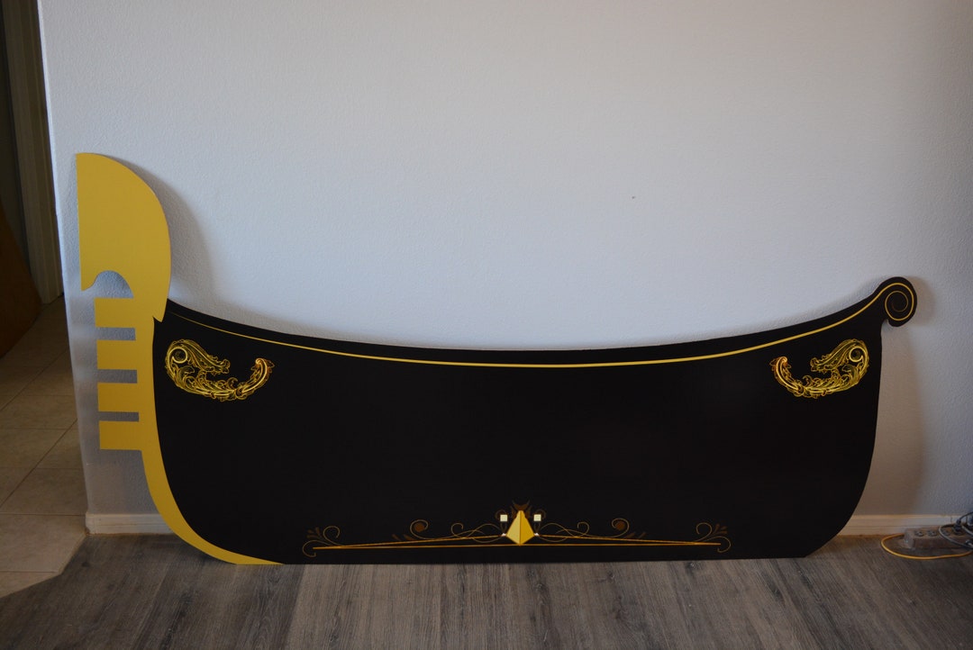 Gondola Cardboard Cutout Easel on Back, Folded in Thirds to Shipping ...