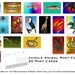 Jungle Animals Postcard Set Set of 20 Postcards Safari Travel ...