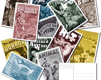 Comic Postcard | Etsy