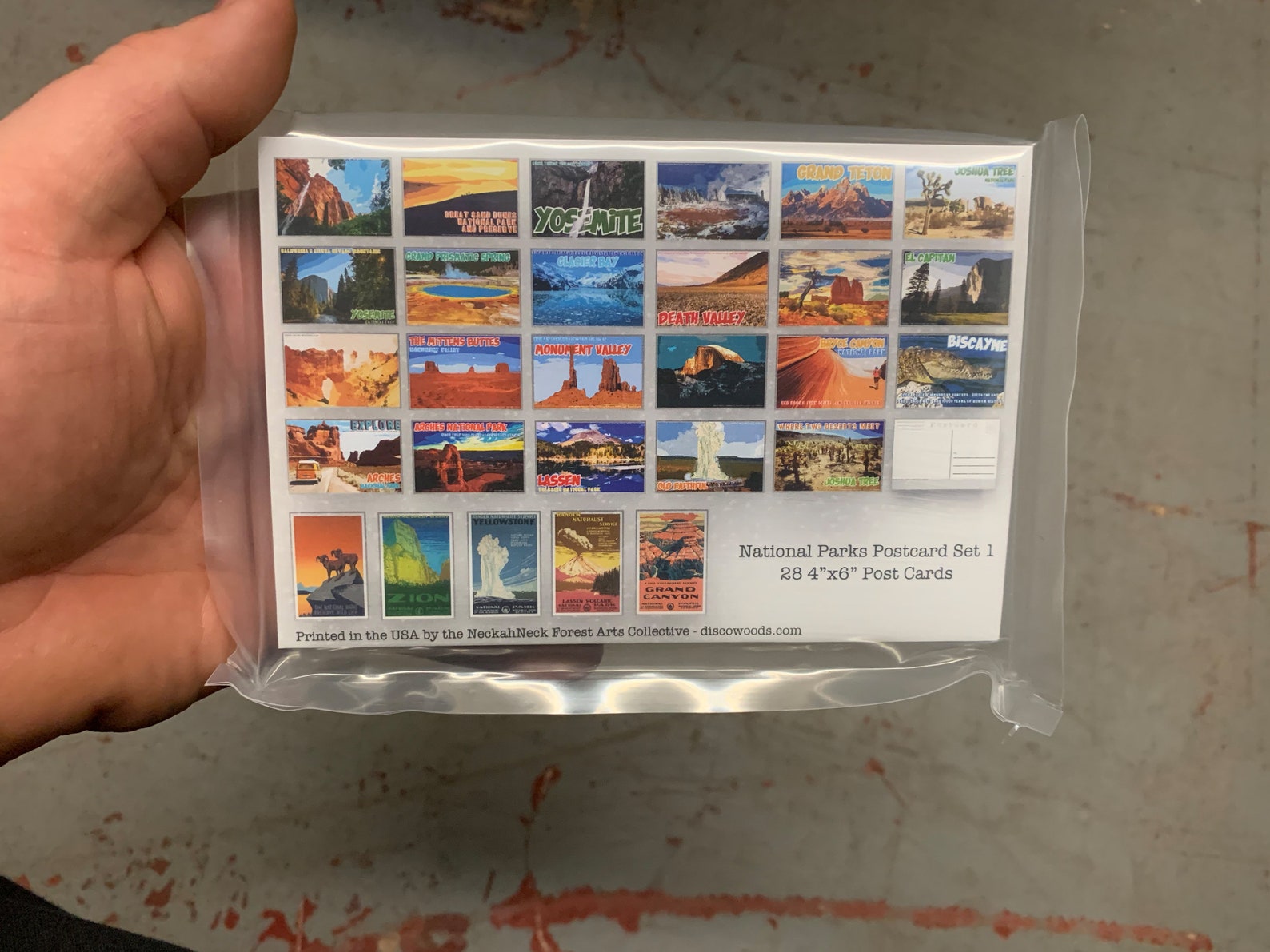 National Parks Postcard Set Set of 28 National Park - Etsy