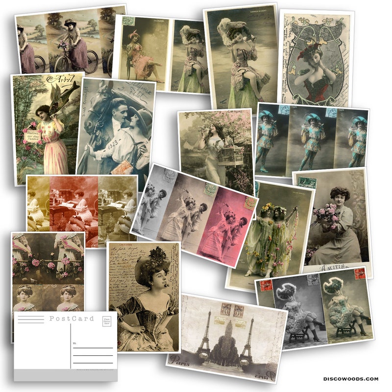 Victorian Postcards - Etsy