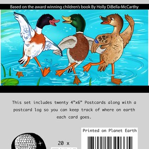 Dilly Duck and Friends Postcards Set - Set of 20 Cartoon Post Cards ...