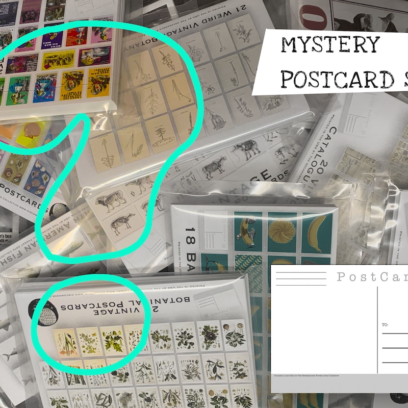 Postcard Set - Etsy