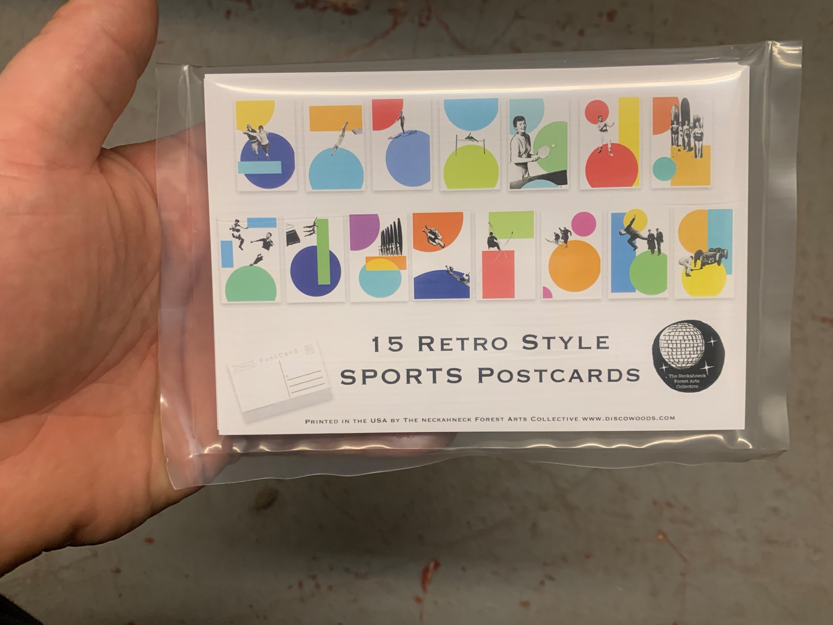 Set of 15 Retro Sports Postcards Great for Scrapbooking | Etsy