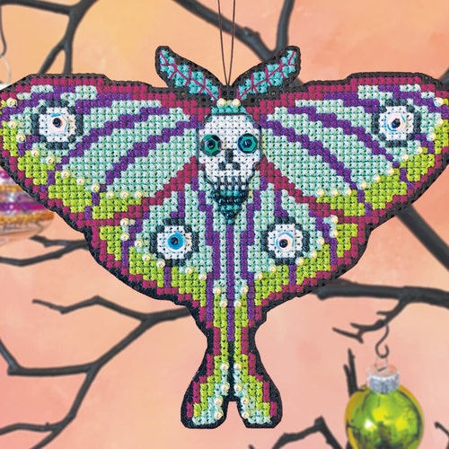 Goth Moth Satsuma Street Halloween Ornament Pattern PDF - Etsy