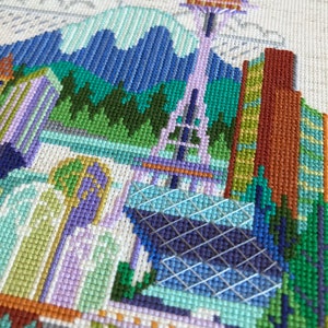 Pretty Little Seattle - Satsuma Street Modern Cross Stitch Pattern PDF ...