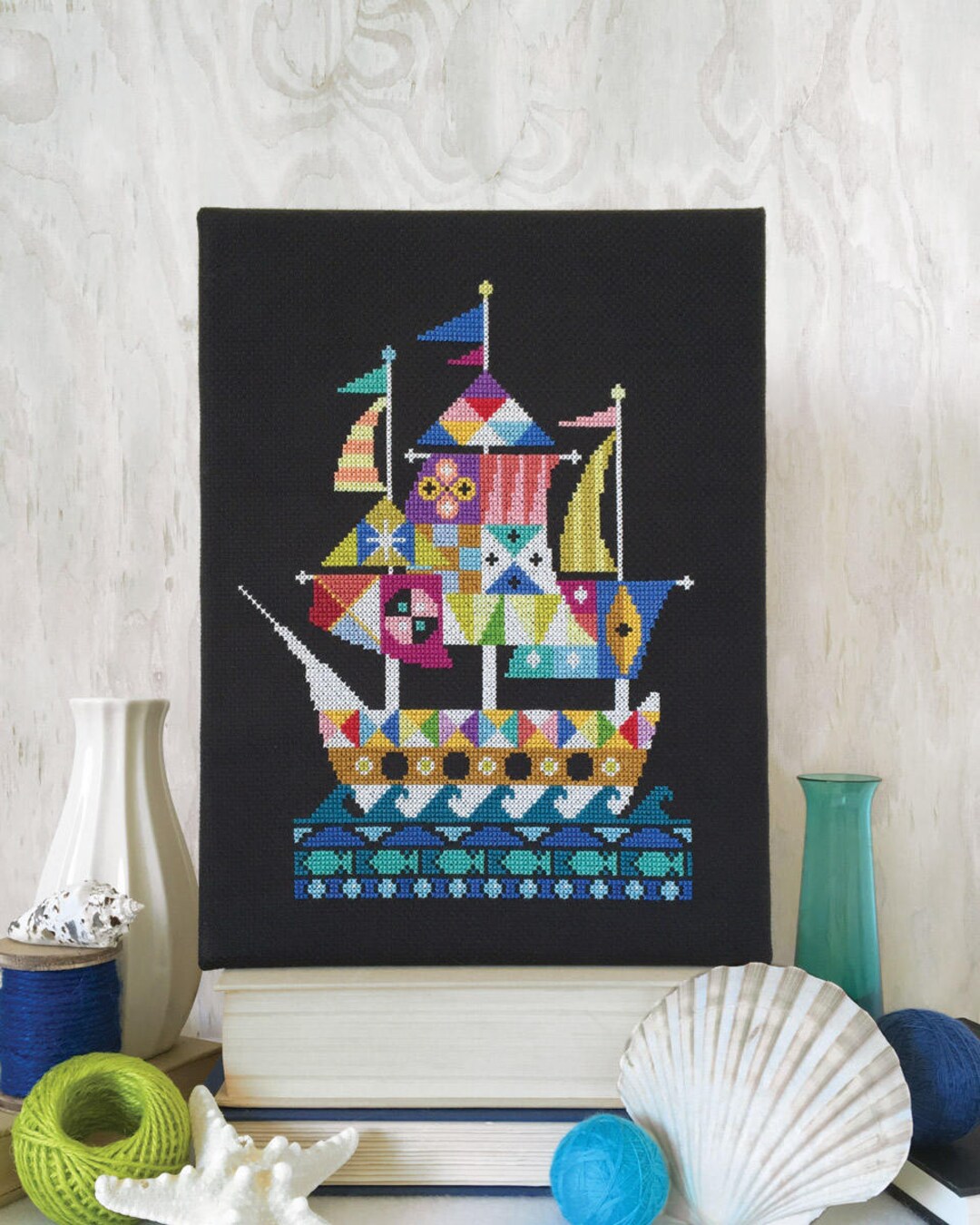 Voyage - Printed Version - Satsuma Street Modern Cross Stitch Pattern ...
