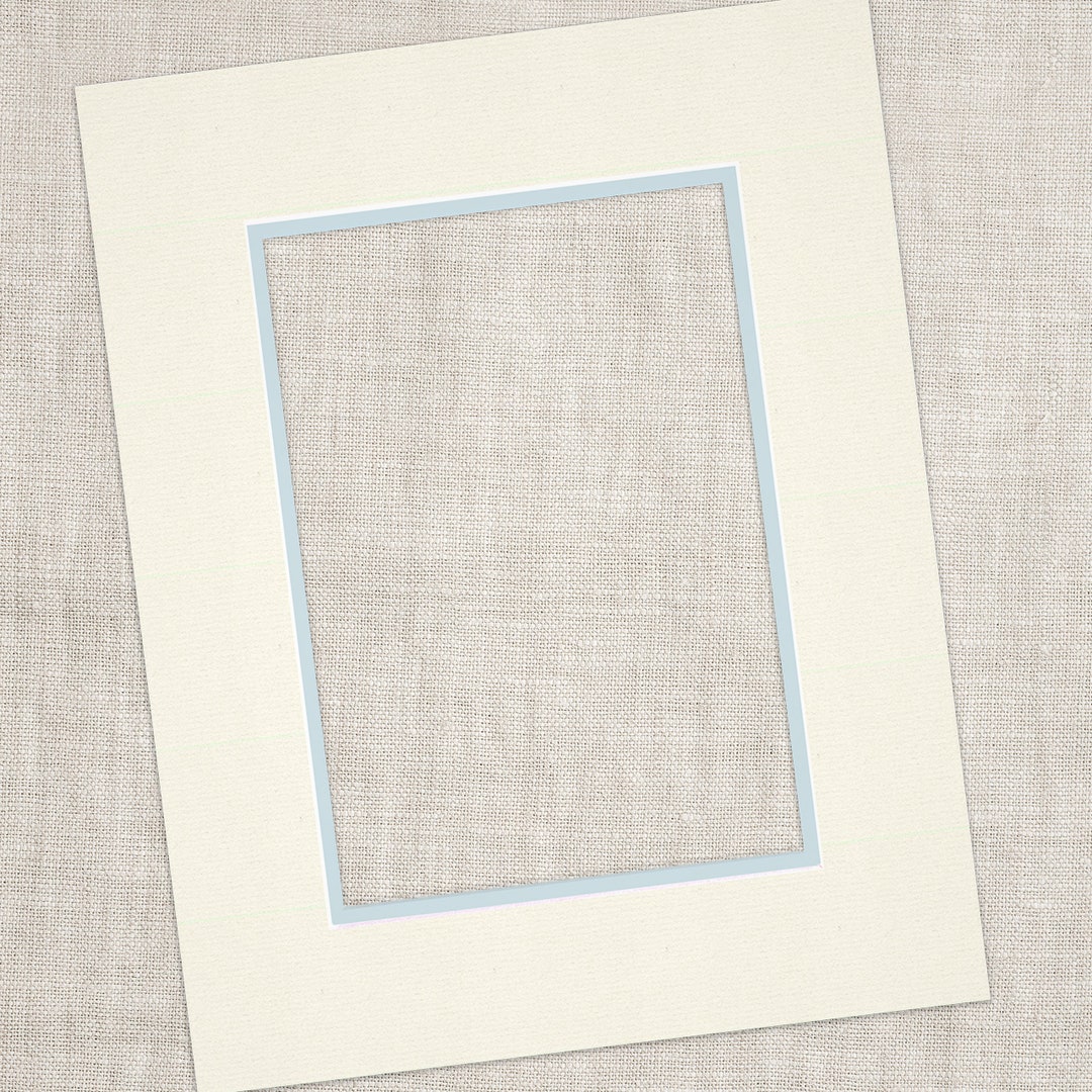 Premium Custom Double Mats for Fine Art Prints - Antique White & French ...