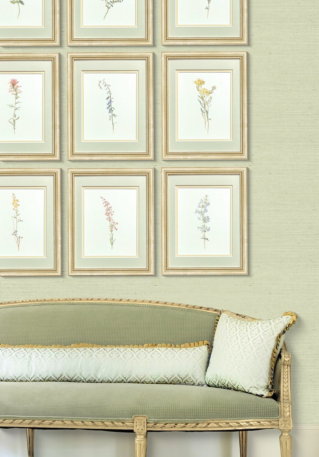 Collection of Vintage Botanical Prints, Set of 12 Antique Botanical ...