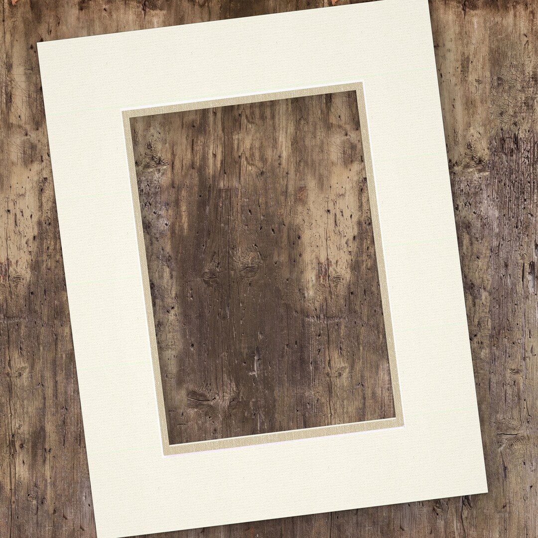 Premium Custom Double Mats for Fine Art Prints - Antique White ...