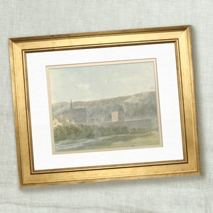 Antique Pale Gold Picture Frame - Real Wood Custom Frames for a Gallery ...