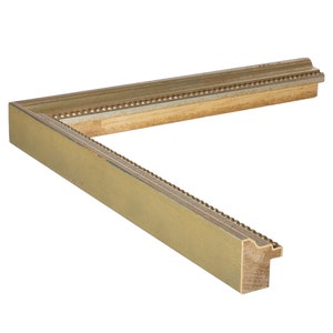 1” Antique Pale Gold Picture Frame - Real Wood Custom Frames for a ...