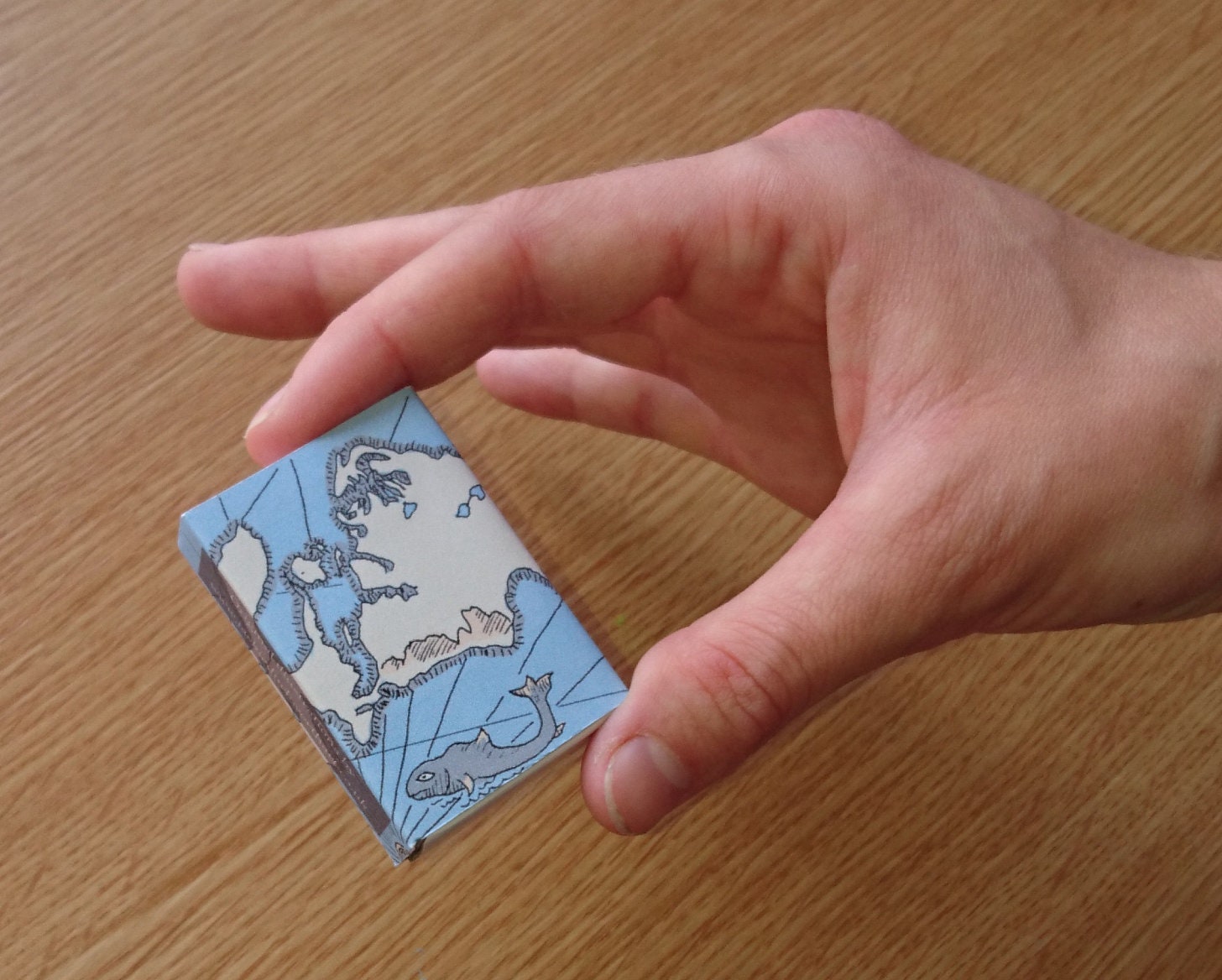 Handmade Poem Book in a Matchbox, Adlestrop by Edward Thomas. Gift for ...