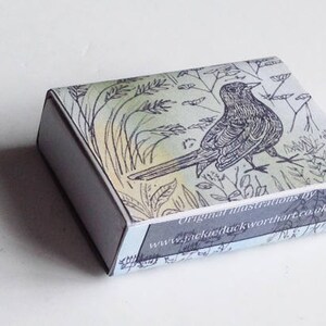 Handmade Poem Book in a Matchbox, Adlestrop by Edward Thomas. Gift for ...