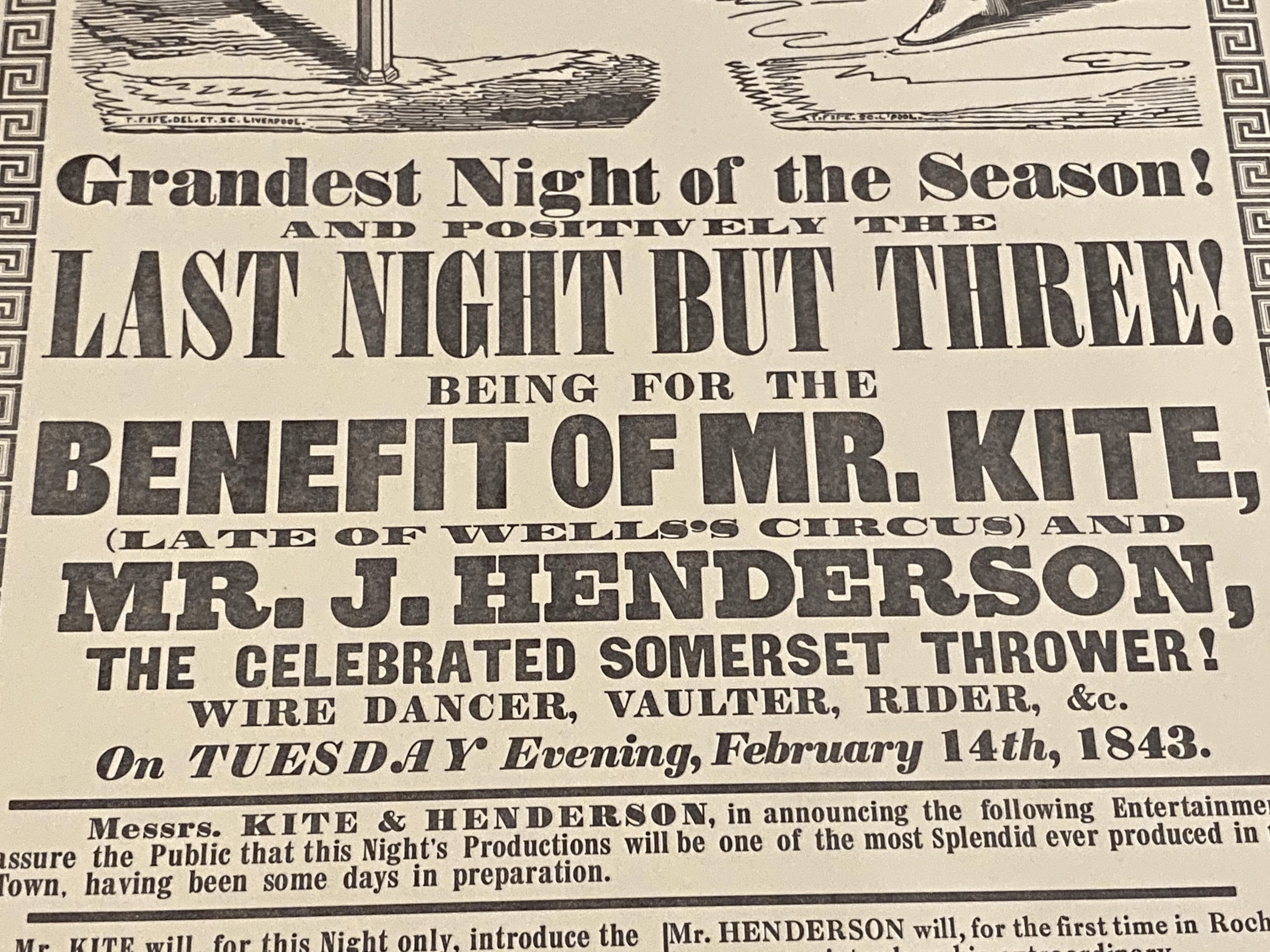 John Lennon's Mr. Kite Poster - Ultimate Edition Letterpress Print ...