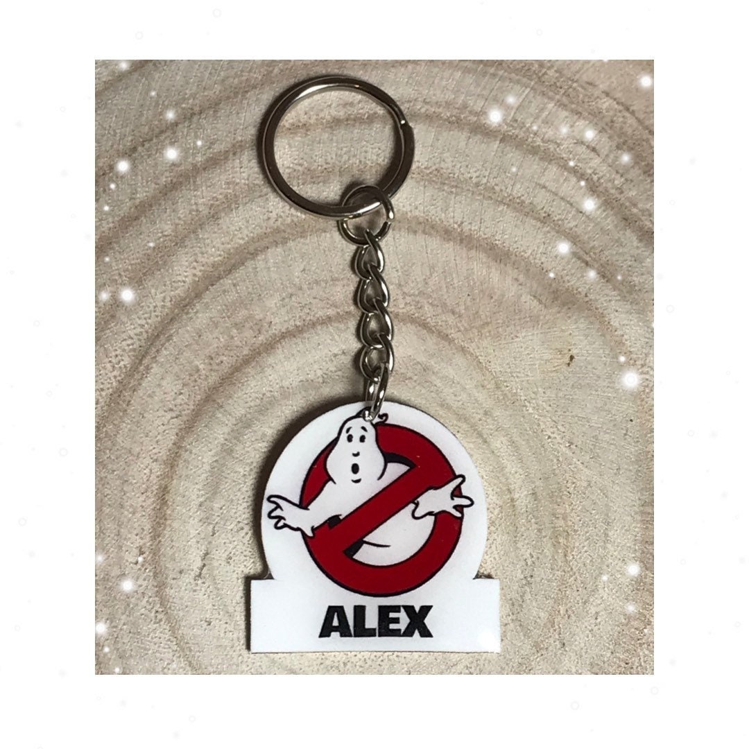 Personalized Keychain Ghostbusters Movie , Custom Keychain, Movie ...