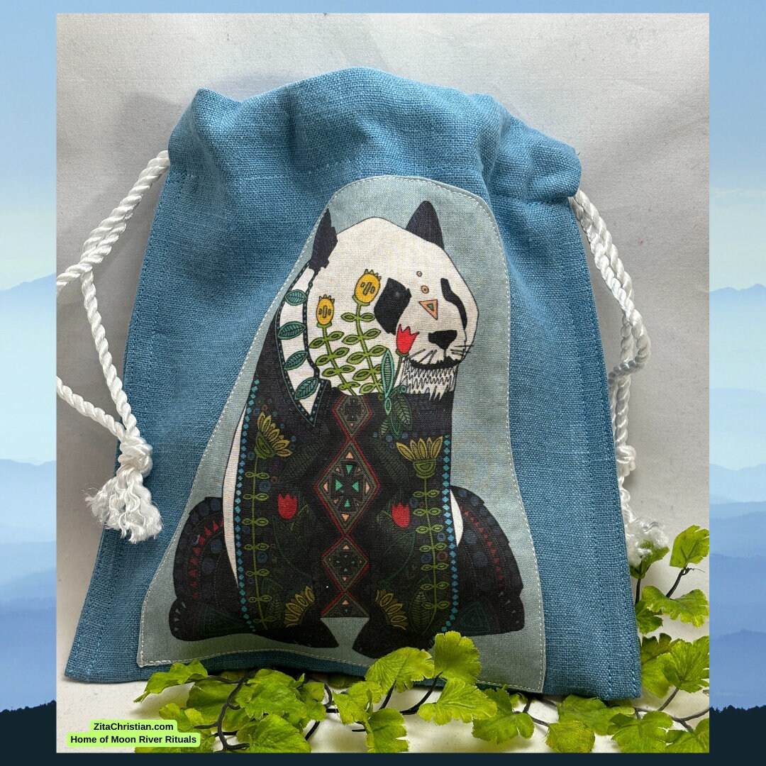 Ritual Kit, Giant Panda Keepsake Bag, Gift for Nature Lover, Baby ...
